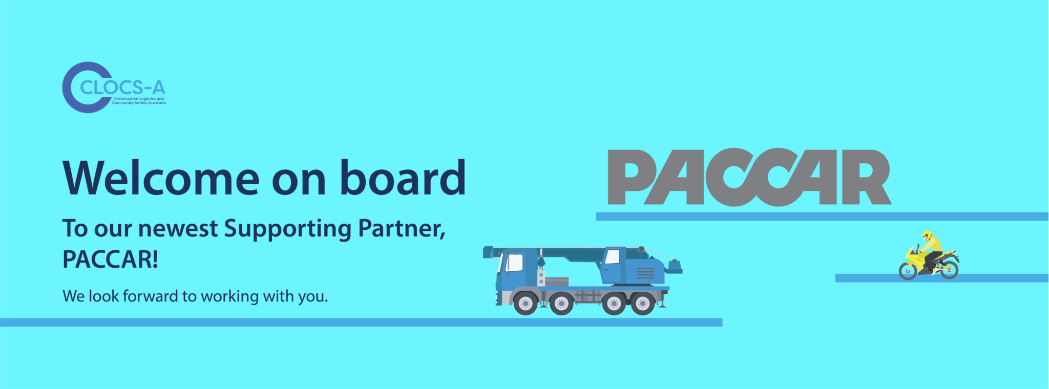 Welcome to our newest Supporting Partner, PACCAR Australia. - CLOCS-A