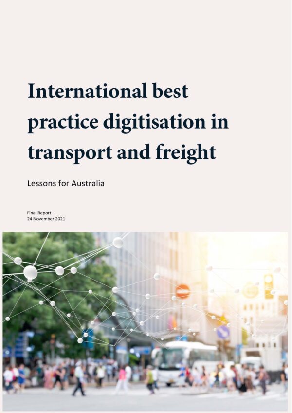 International Best Practice Digitisation in Transport and Freight - CLOCS-A