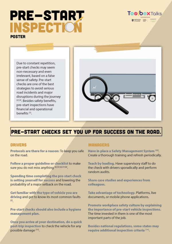 Pre-Start Inspection - CLOCS-A